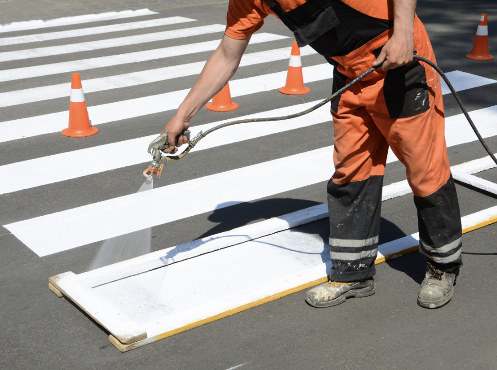 Precision Line Striping Services